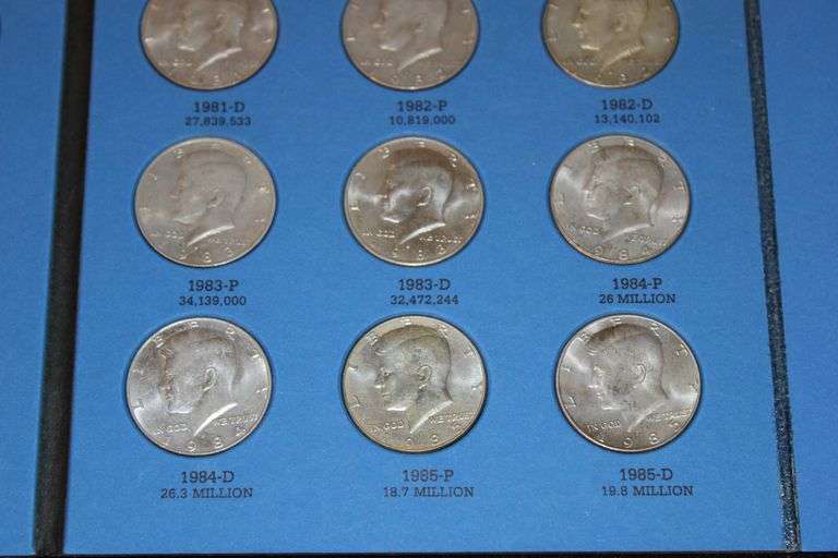 Complete Kennedy Half Collection - Auction Ohio