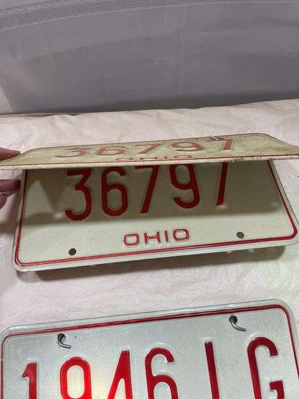 Vintage Ohio License Plates - Auction Ohio