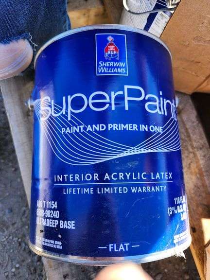 Sherwin- Williams B1 Black 6258 Tricorn Black 1 Gallon - Auction Ohio