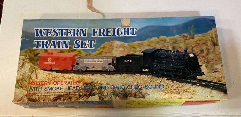 Vintage Boxed Western Freight Train Set Hong Kong - Auction Ohio