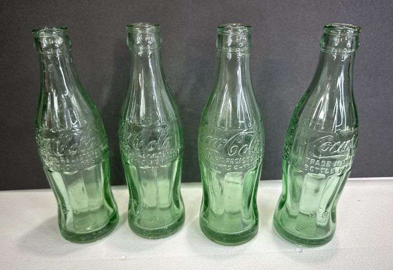 1940s Advertising Coca Cola Coke Glass Bottles - Auction Ohio