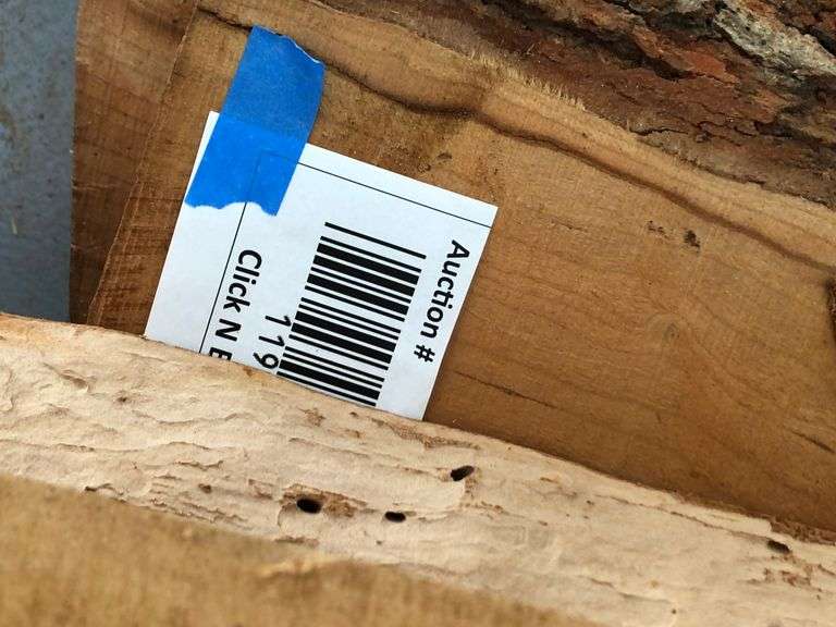 Live Edge Wood Slabs - Auction Ohio