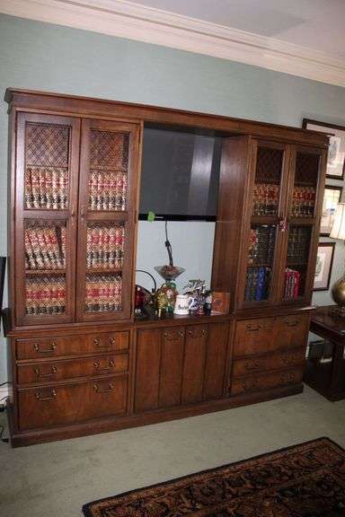 Beautiful MCM and Traditional Furniture, Law Library Book Collection ...