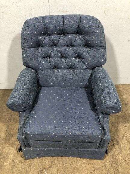 Rocker, Swivel Fabric Chair - Auction Ohio