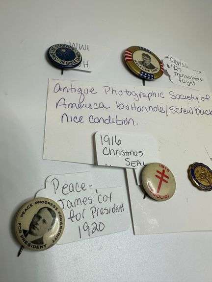 World War I Era Pins/Buttons - Auction Ohio