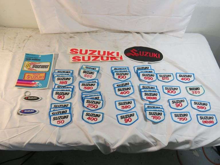 Suzuki stickers and patches - Auction Ohio