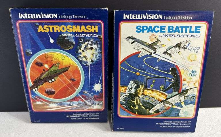 Mattel Intellivision Game Lot Cartridges - Auction Ohio