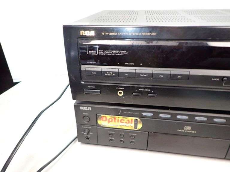 TESTED RCA STEREO RECEIVER AND 5 CD CHANGER - Auction Ohio