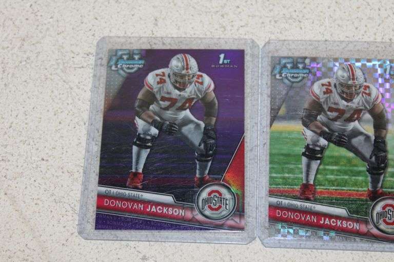 Donovan Jackson Football Cards - Auction Ohio