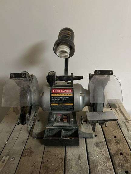 Craftsman 8” Double Arbored Bench Grinder - Auction Ohio