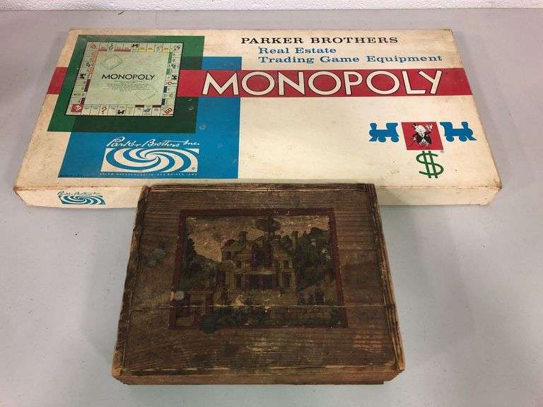 Vtg Monopoly & Building Blocks - Auction Ohio