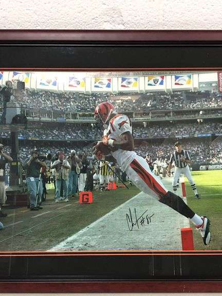 Framed Autographed Chad Johnson - Auction Ohio