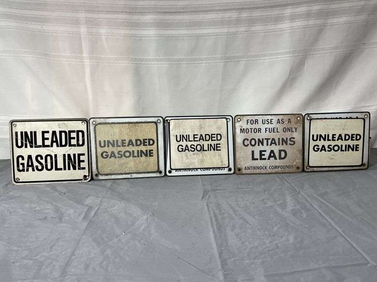 Porcelain Pump Signs - Auction Ohio