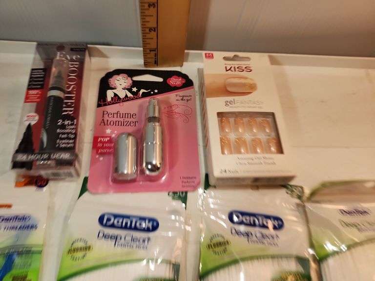 Press On Nails, Dental Pics. Perfume Atomizer - Auction Ohio
