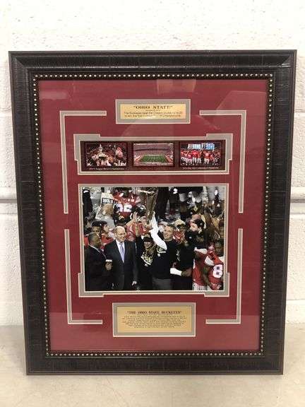Framed OSU Wall Art - Auction Ohio