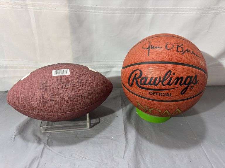 John Cooper & Jim O’Brien Autographed Balls - Auction Ohio