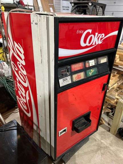 Dixie-Narco Coca-Cola Can Vending Machine - Auction Ohio