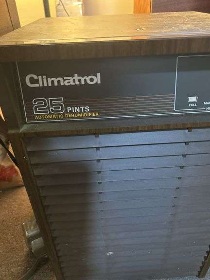 Climatrol Dehumidifier - Auction Ohio
