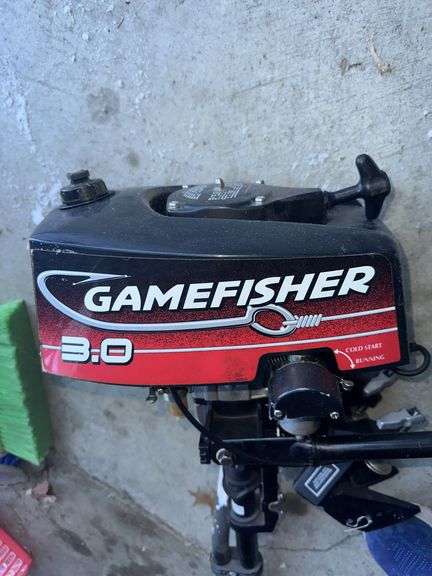 GameFisher 3.0 boat motor - Auction Ohio