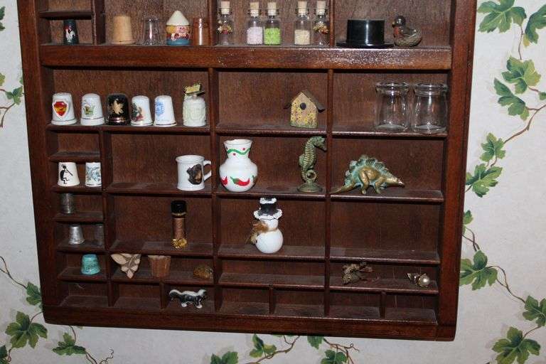 Antique Printer's Tray & Miniature Collectibles - Auction Ohio
