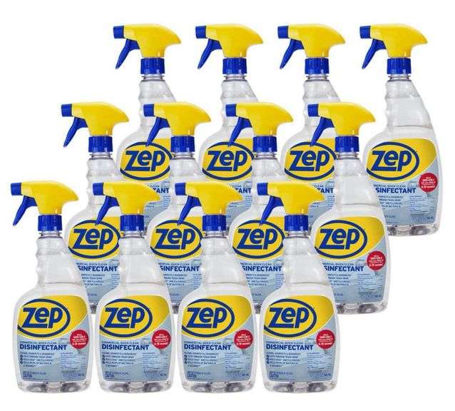 ZEP 32 oz. Quick Clean Disinfectant (12-Case) NEW RETAIL $55.49 ...