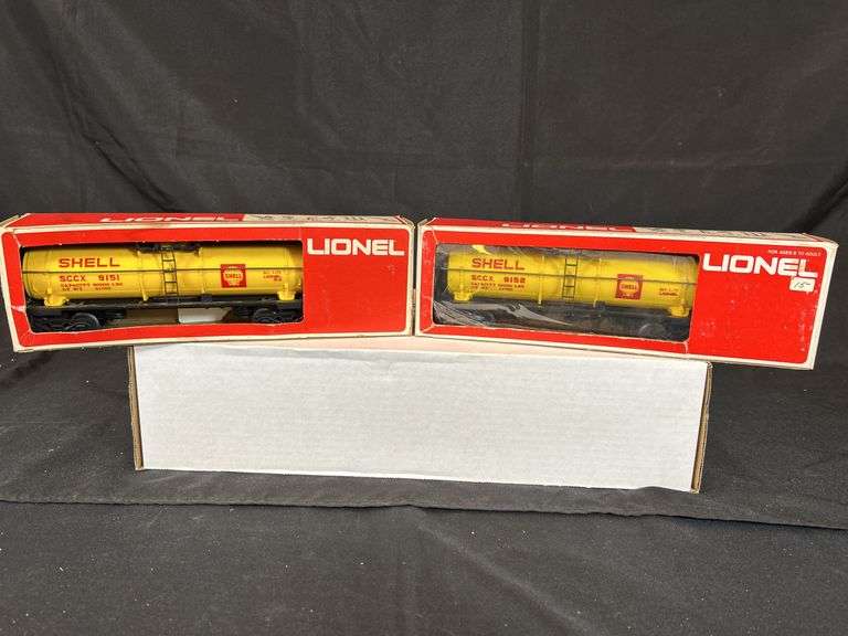 Lionel Shell Tanker Cars - Auction Ohio