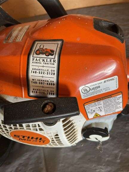 Stihl MS211 Chainsaw - Auction Ohio