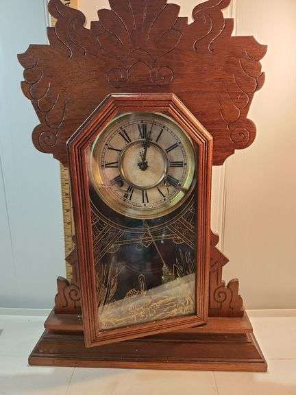 Vintage Eastlake Style 8 Day-Spring Strike NIles Waterbury Clock Co NY ...