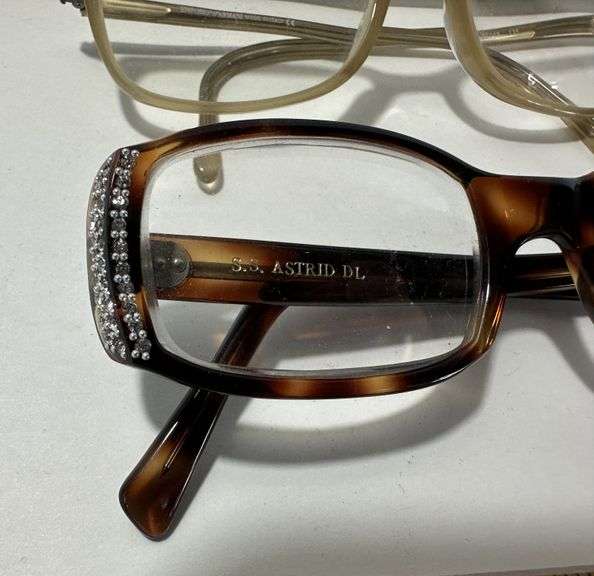 Vintage Armani & Astrid Retro Eye Wear Eyeglass Frame Lot - Auction Ohio
