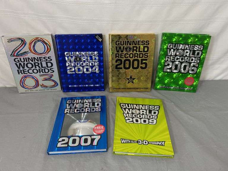 Guinness World Record Books - Auction Ohio