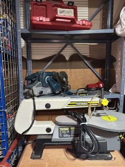 Performax scroll saw, Bosch sander - Auction Ohio
