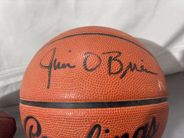 John Cooper & Jim O’Brien Autographed Balls - Auction Ohio