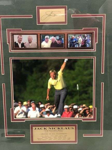 Framed Jack Nicklaus - Auction Ohio