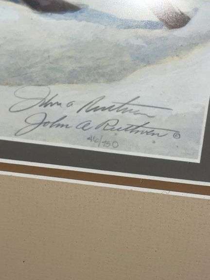 John Ruthven Double Time Print - Auction Ohio