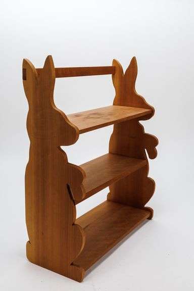 Rabbit Wall Shelf- Adorable! - Auction Ohio