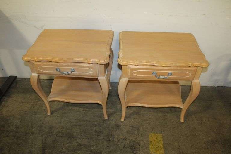 Ethan Allen French Provincial Bedside Tables - Auction Ohio