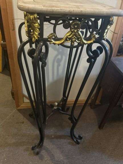 Marble Top Stand - Auction Ohio