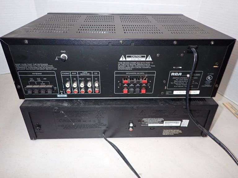 TESTED RCA STEREO RECEIVER AND 5 CD CHANGER - Auction Ohio