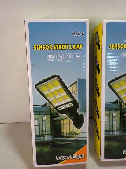 THREE 616-4 Sensor Street Lamp Security Light Super Bright Motion ...