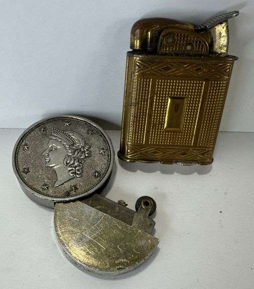 Vintage Windsor Statue Of Liberty Lighter & 1952 Evans Lighter ...