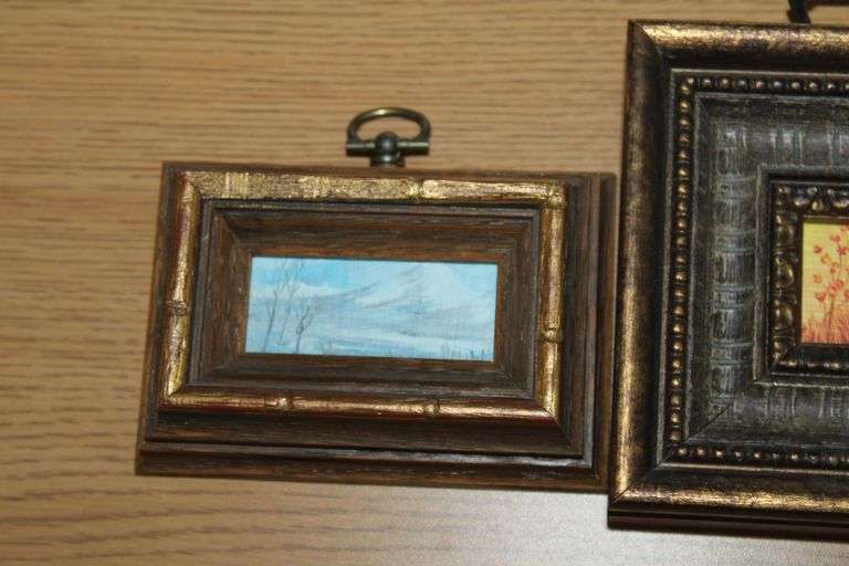Miniature Framed Painting - Auction Ohio