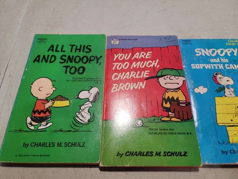 1962, 1966 And 1969 Peanuts Books - Auction Ohio