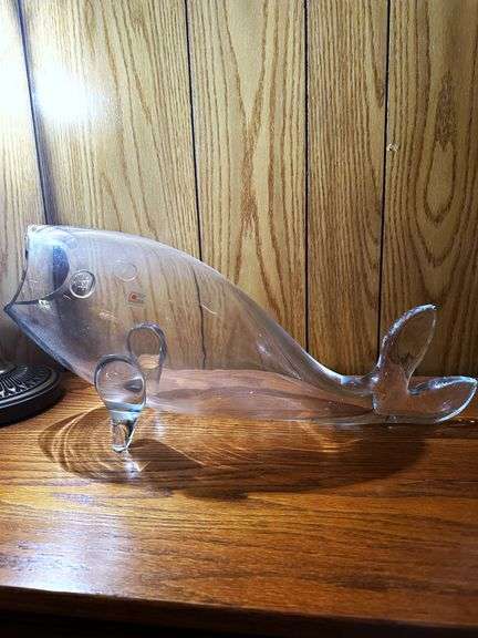 Blenko fish! Rare! Large - Auction Ohio