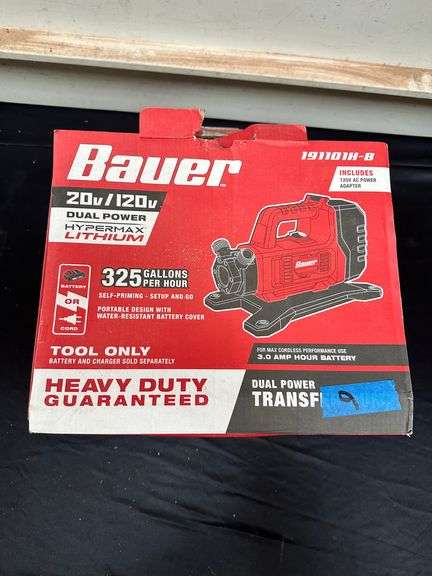 Bauer Dual Power Transfer Pump - Auction Ohio