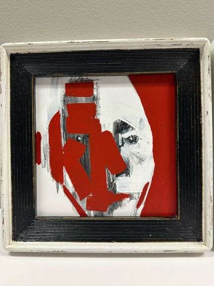"Red Self-Portrait #'s 3 & 4" - Auction Ohio