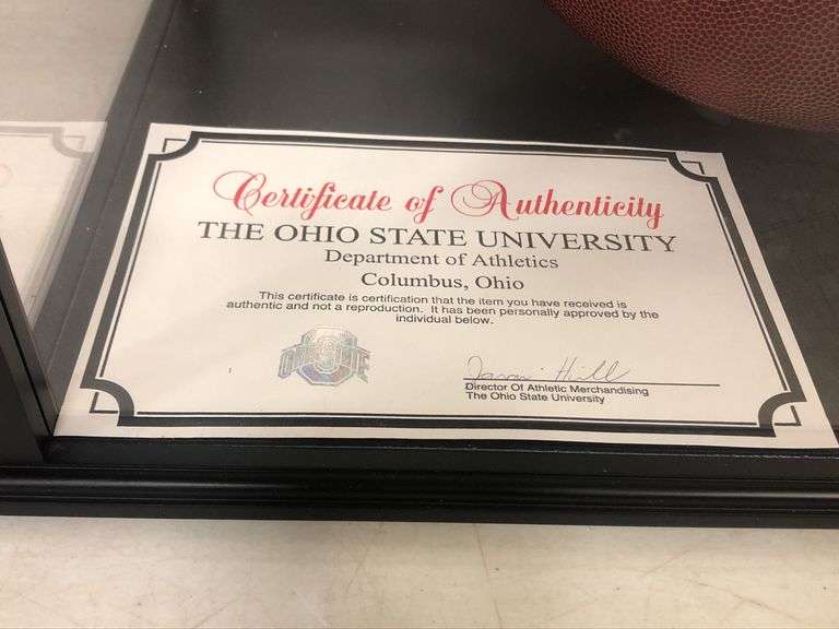 Autographed OSU Football - Auction Ohio