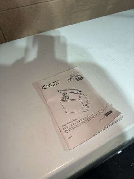Idylis chest freezer - Auction Ohio