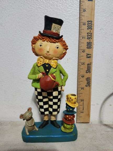 New Jenene ESC Teatime Mad Hatter Figure - Auction Ohio