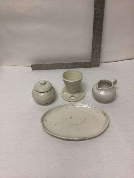 White Handmade Pottery - Auction Ohio