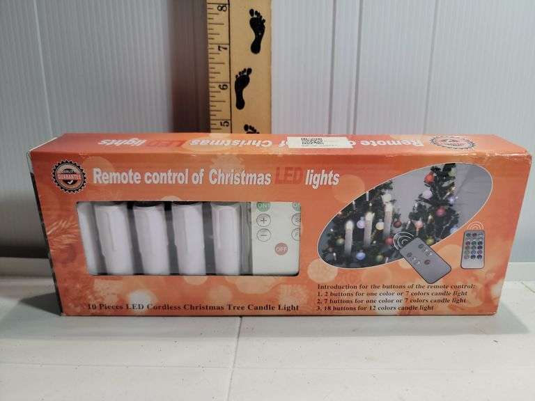 Remote Control Christmas LED Lights/Candles - Auction Ohio